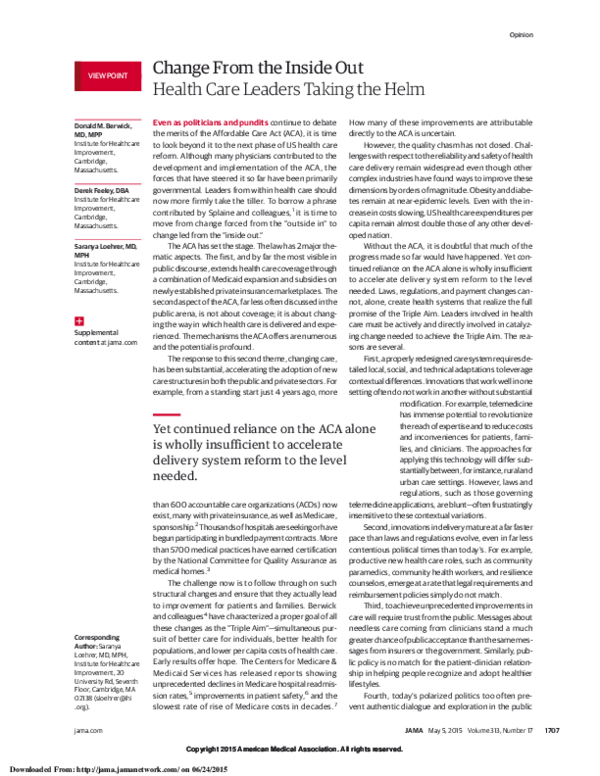 (PDF) Change From the Inside Out