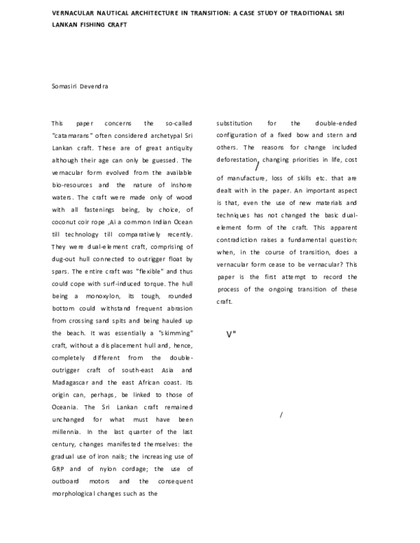 (PDF) Vernacular nautical architecture in transition: a case study of ...