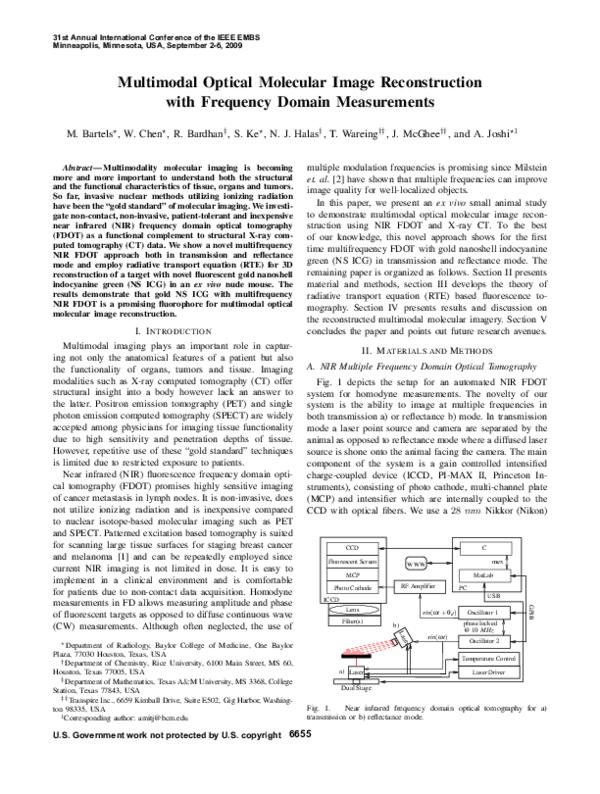 (PDF) Multimodal optical molecular image reconstruction with frequency ...