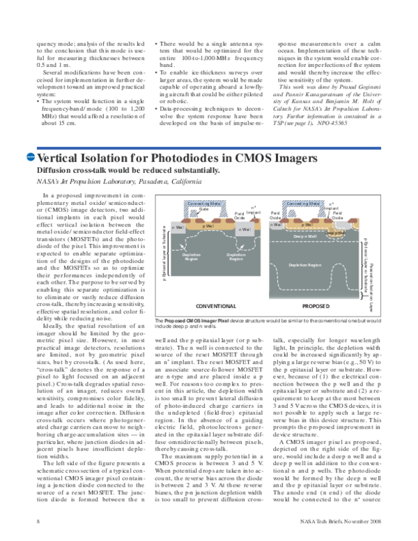 (PDF) Vertical Isolation for Photodiodes in CMOS Imagers