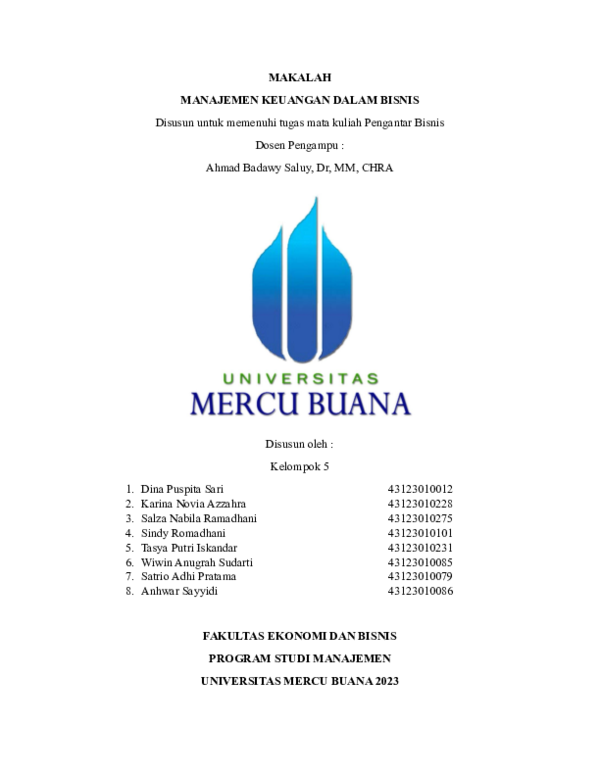 (PDF) Disusun untuk memenuhi tugas mata kuliah Pengantar Bisnis Dosen Pengampu