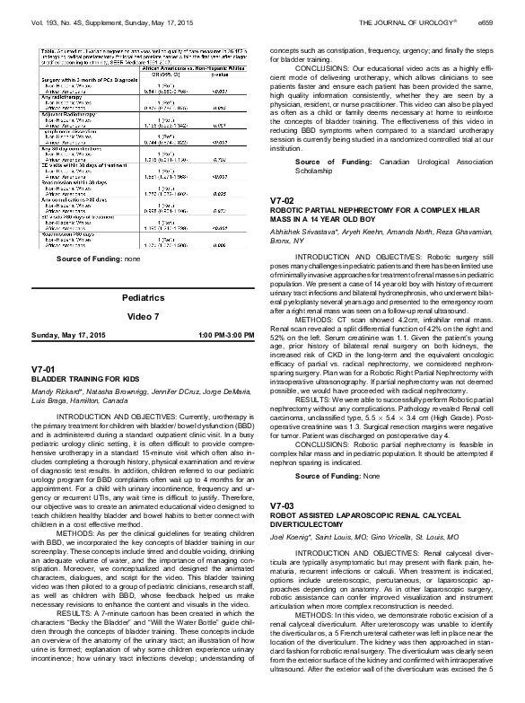(PDF) V7-01 Bladder Training for Kids