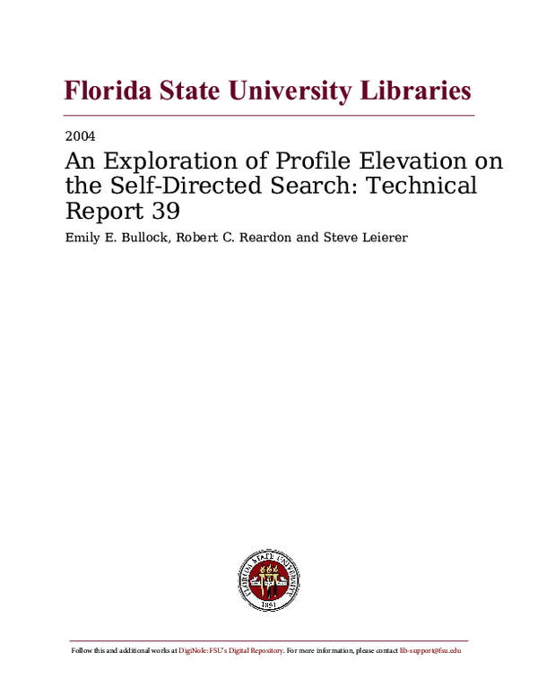 (PDF) An Exploration of Profile Elevation on the Self-Directed Search ...