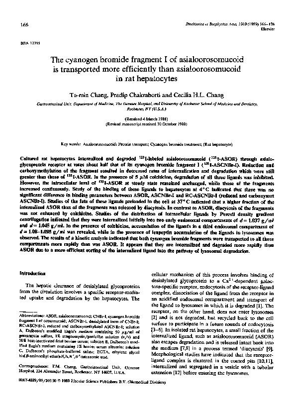 (PDF) The cyanogen bromide fragment I of asialoorosomucoid is ...