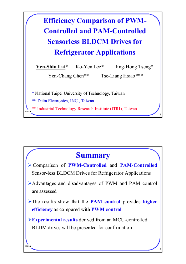(PDF) Efficiency Comparison of PWM-Controlled and PAM-Controlled ...
