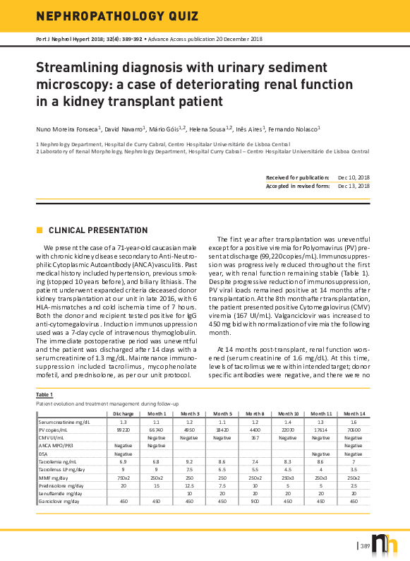 (PDF) Streamlining Diagnosis with Urinary Sediment Microscopy: a Case ...
