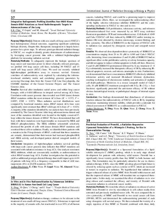 (PDF) Preclinical Evaluation of Promitil, a Radiation-Responsive ...