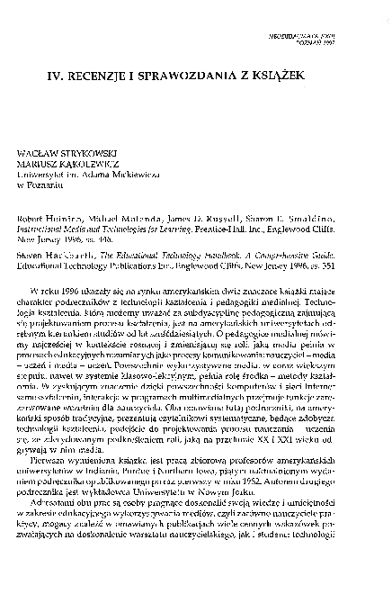 (PDF) Robert Heinich, Michael Molenda, James D. Russell, Sharon E ...