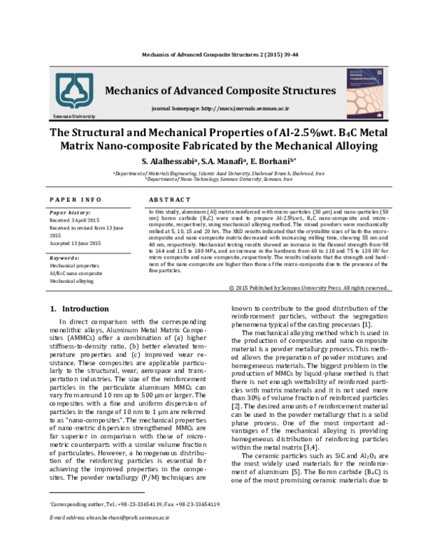 (PDF) Mechanics of Advanced Composite Structures