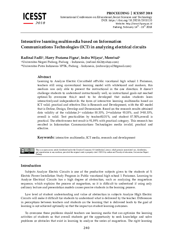 (PDF) Interactive learning multimedia based on Information Communications Technologies (ICT) in ...