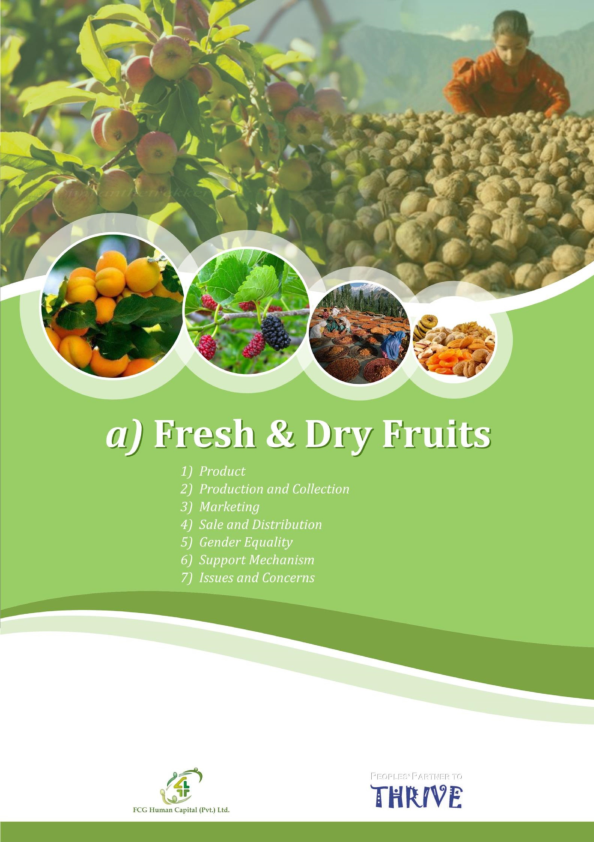 (PDF) Fresh & Dry Fruit Value Chain, Chitral