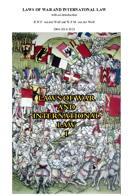 (PDF) LAWS of WAR INTERNATIONAL LAW,