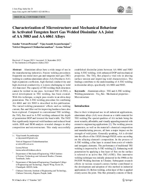 (PDF) Characterization of Microstructure and Mechanical Behaviour in ...