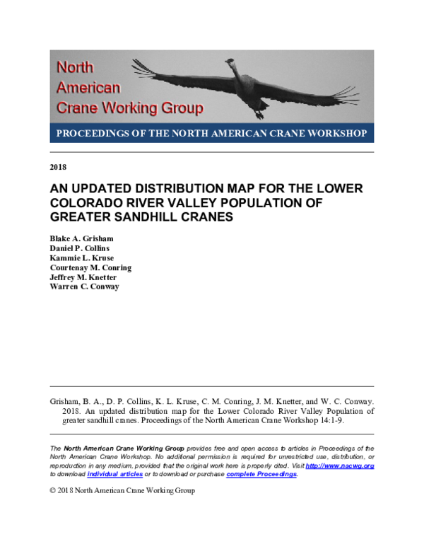 (PDF) An Updated Distribution Map for the Lower Colorado River ...