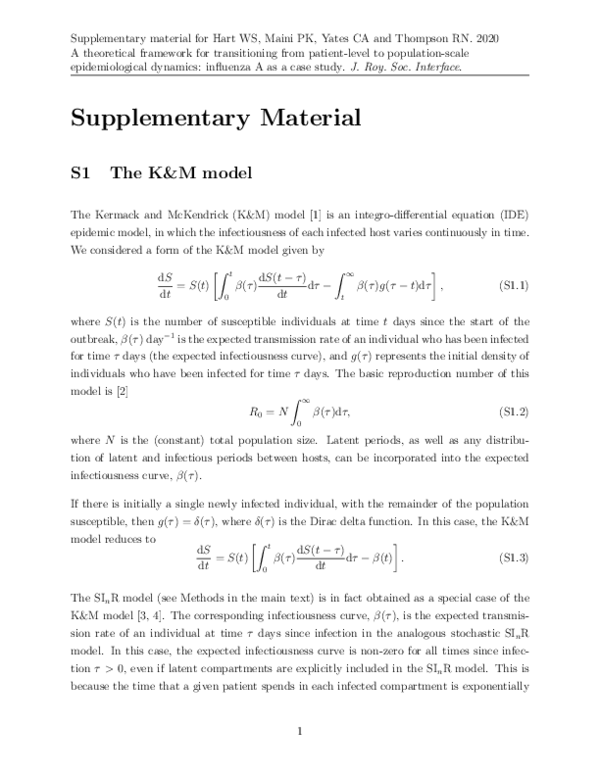 (PDF) Supplementary material from "A theoretical framework for transitioning from patient-level ...
