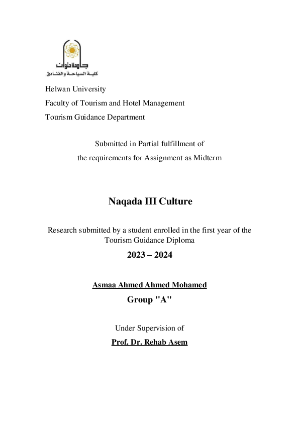 (PDF) Naqada III Culture