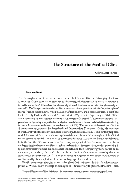 (PDF) The Structure of the Medical Clinic