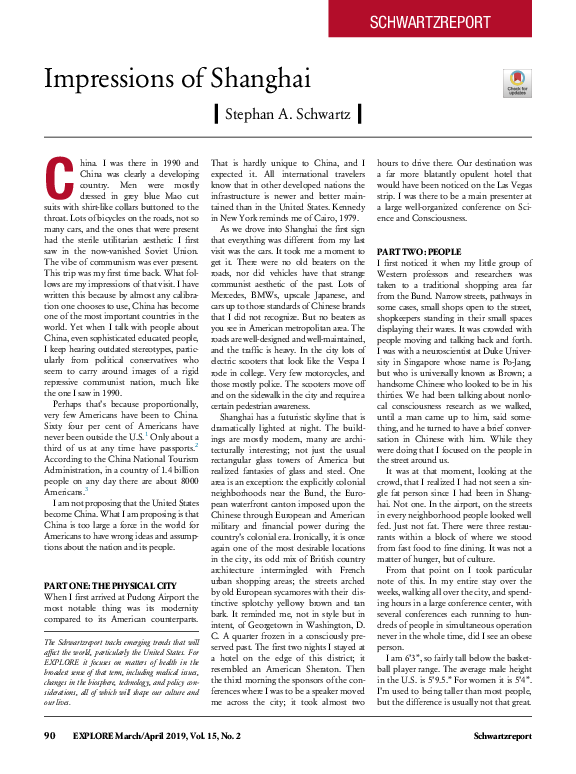 (PDF) Impressions of Shanghai