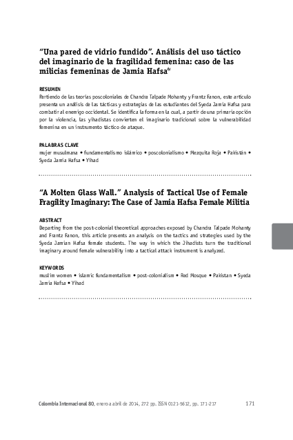 (PDF) A Molten Glass Wall." Analysis of Tactical Use of Female ...