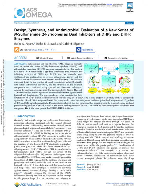 (PDF) Design, Synthesis, and Antimicrobial Evaluation of some Novel Pyridine, Coumarin, and ...