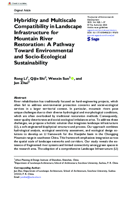 (PDF) Hybridity and Multiscale Compatibility in Landscape ...