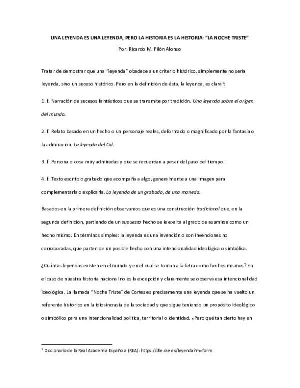 (PDF) UNA LEYENDA ES UNA LEYENDA 2020