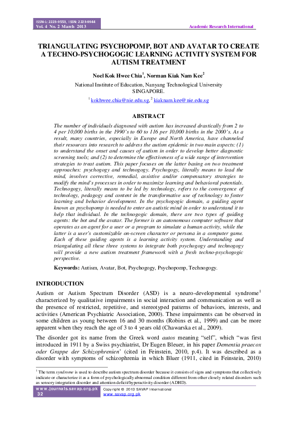 (PDF) Triangulation of psychopomp, bot and avatar to integrate ...