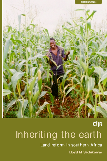 (PDF) Land reform in southern Africa