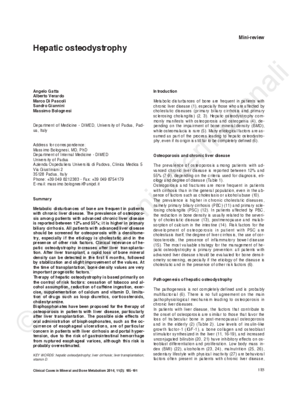 (PDF) Hepatic osteodystrophy | Sandro Giannini - Academia.edu