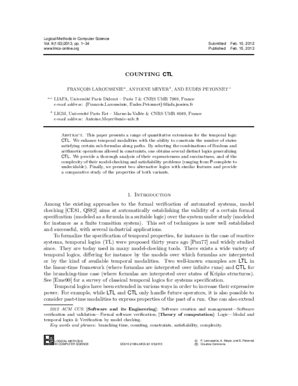 (PDF) Counting CTL