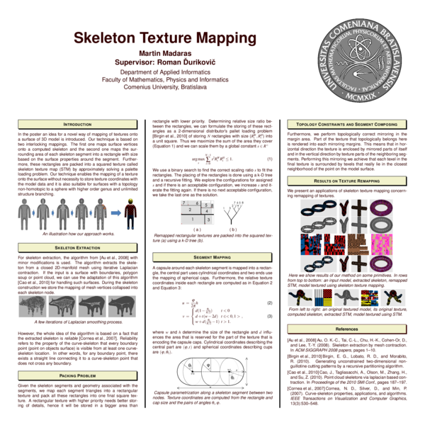 (PDF) Skeleton texture mapping