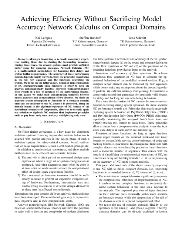 (PDF) Efficient NC Analysis on Compact Domains