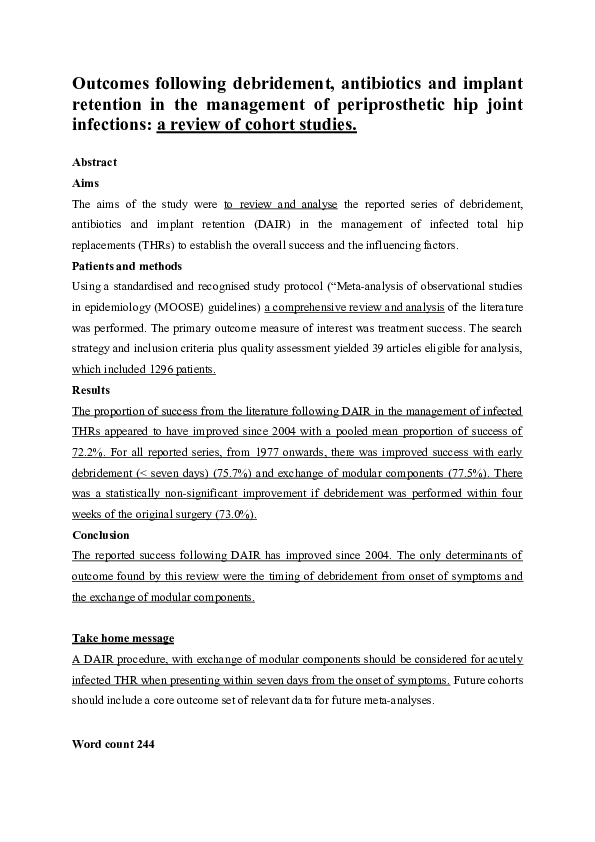 (DOC) A cohort study of tibialis anterior tendon shortening in ...