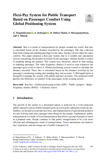 (PDF) Flexi-Pay System for Public Transport Based on Passenger Comfort Using Global Positioning ...
