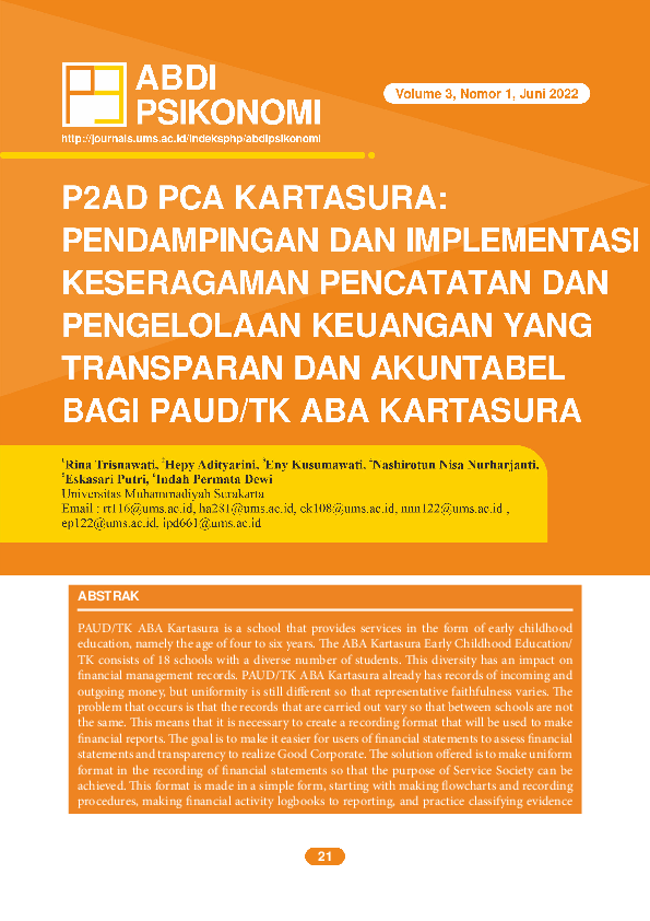 (PDF) P2AD Pca Kartasura : Pendampingan Dan Implementasi Keseragaman ...