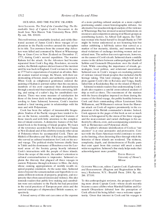 (PDF) The Trial of the Cannibal Dog: The Remarkable Story of Captain ...