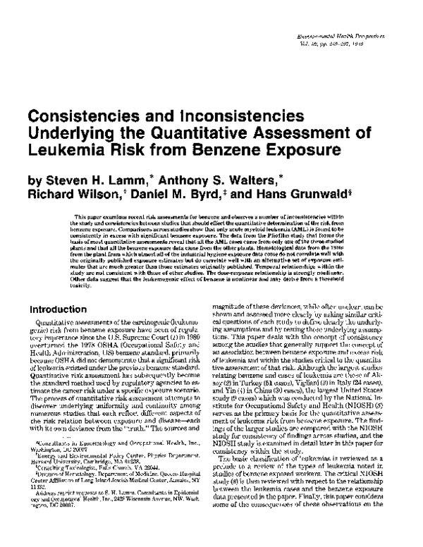 (PDF) Consistencies and inconsistencies underlying the quantitative ...