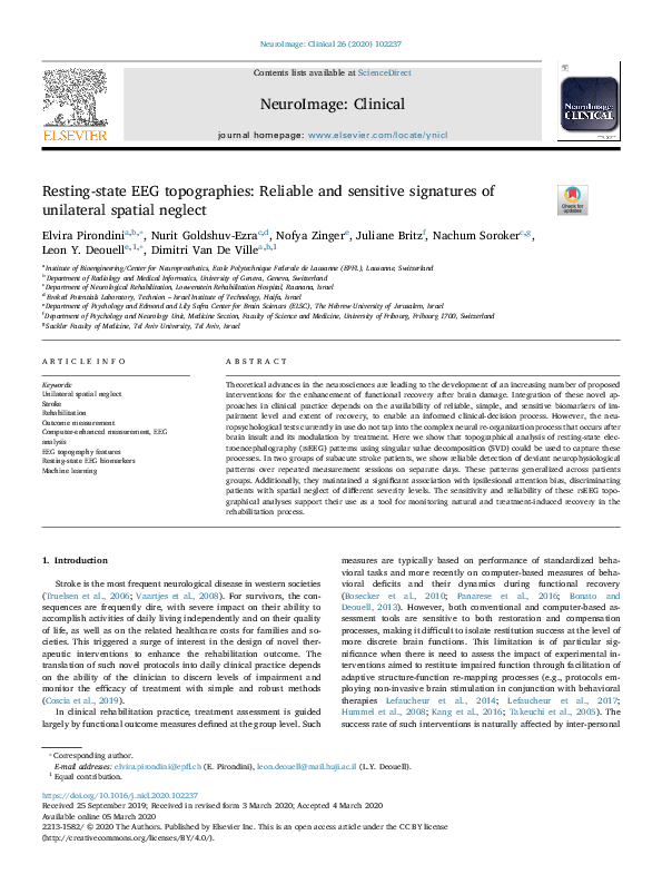 (PDF) Resting-state EEG topographies: Reliable and sensitive signatures ...