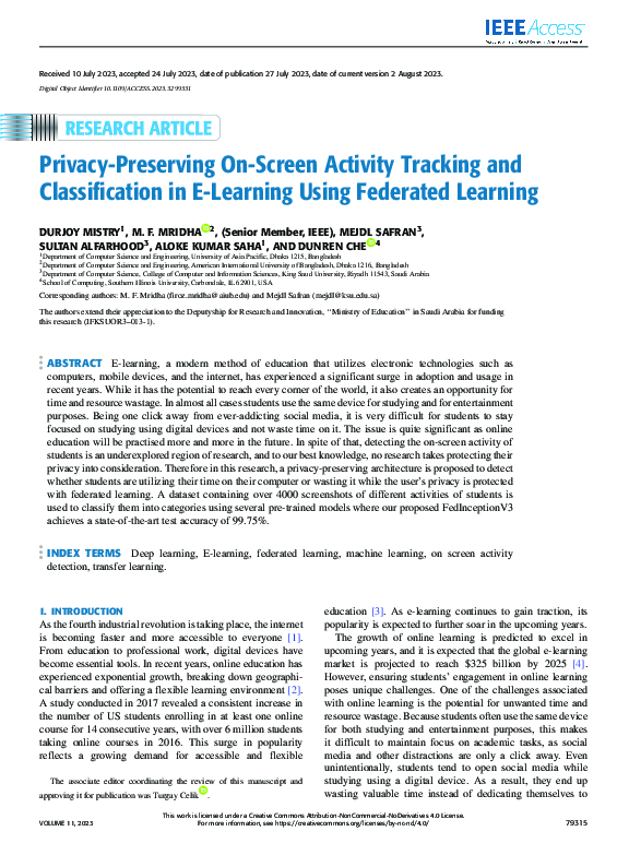 (PDF) Privacy-Preserving On-Screen Activity Tracking and Classification ...