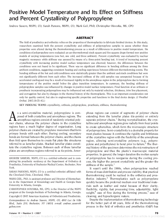 (PDF) Positive Model Temperature and Its Effect on Stiffness and ...