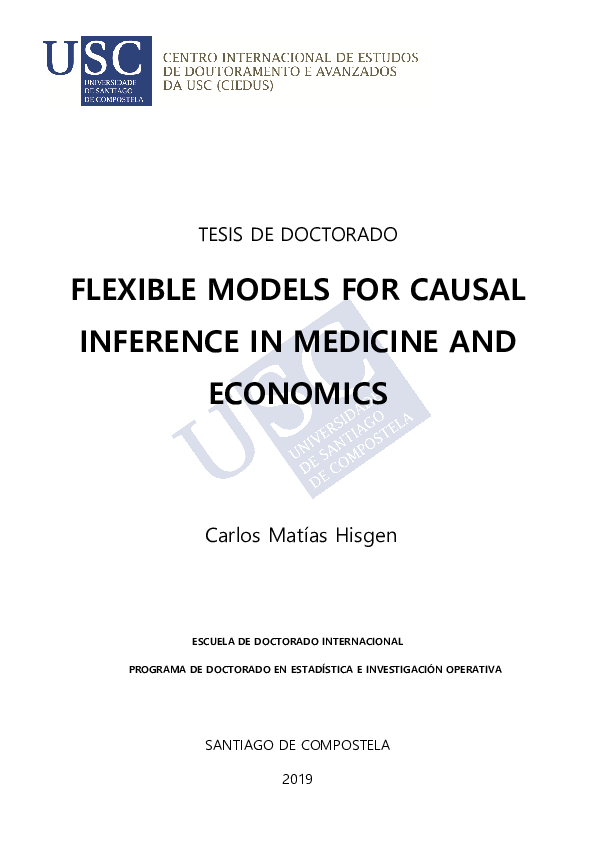 (PDF) Flexible Models for Causal Inference in Medicine and Economics