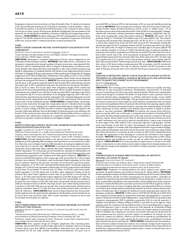 (PDF) Antineoplásicos De Maior Impacto Financeiro No Instituto Nacional De Cancer Do Brasil ...