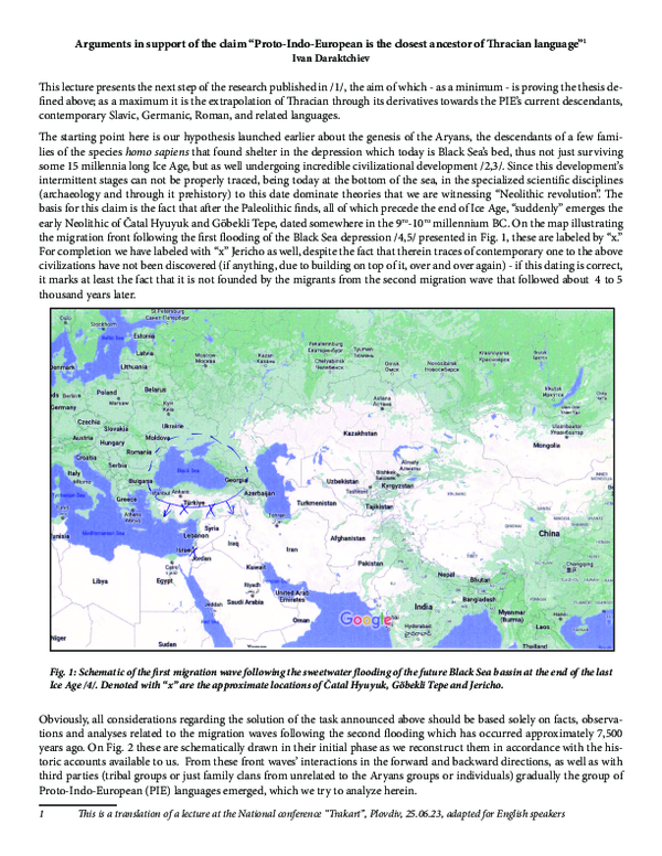 (PDF) Arguments in support of the claim "Proto-Indo-European is the ...