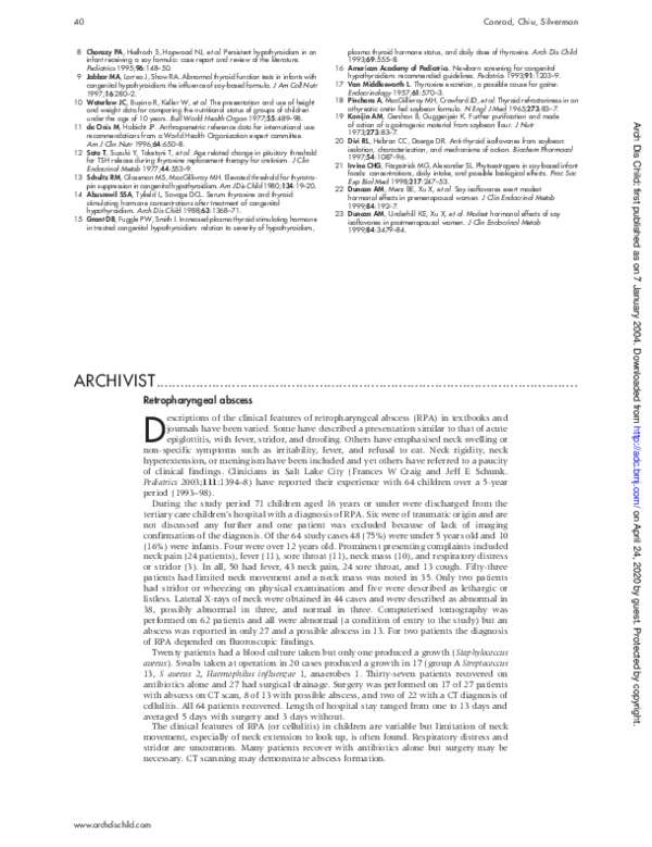 (PDF) Retropharyngeal Abscess | Janaka Peiris - Academia.edu