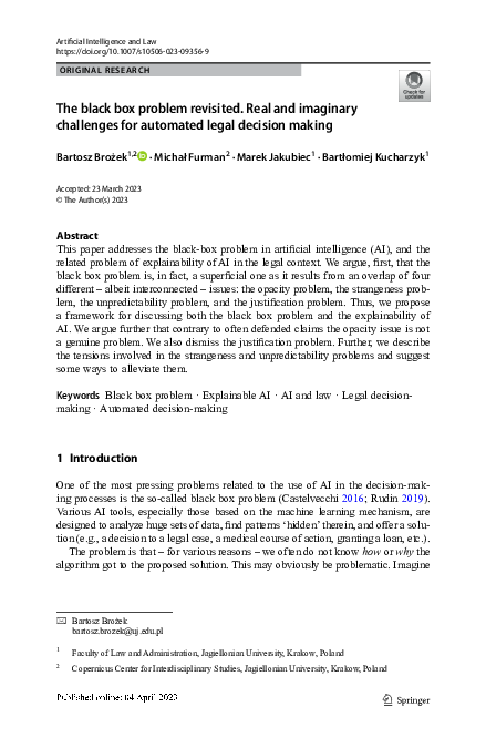 (PDF) The black box problem revisited. Real and imaginary challenges ...