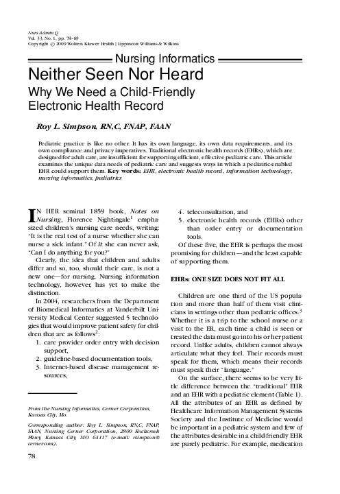 (PDF) Neither Seen Nor Heard