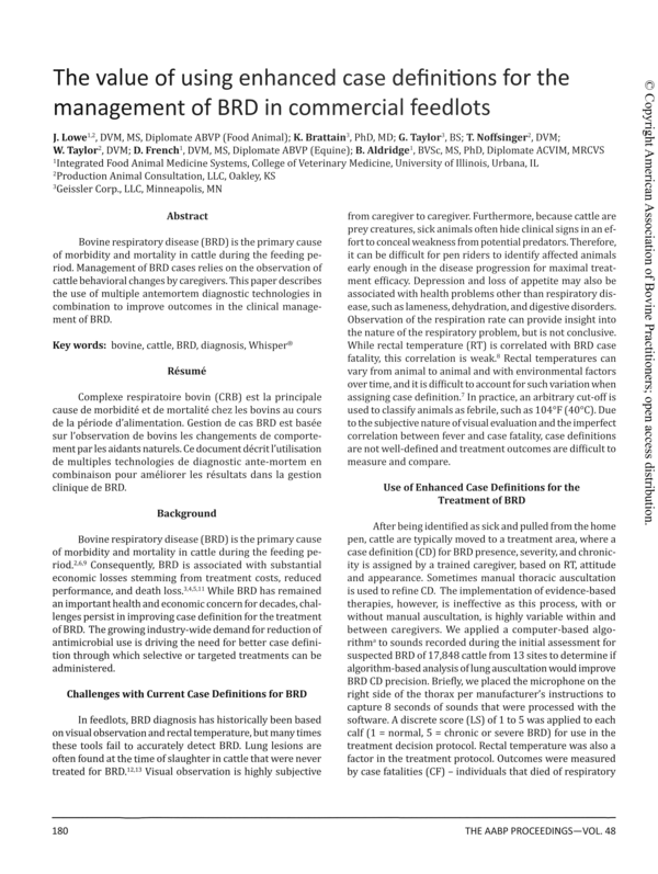(PDF) value of using enhanced case definitions for the management of ...