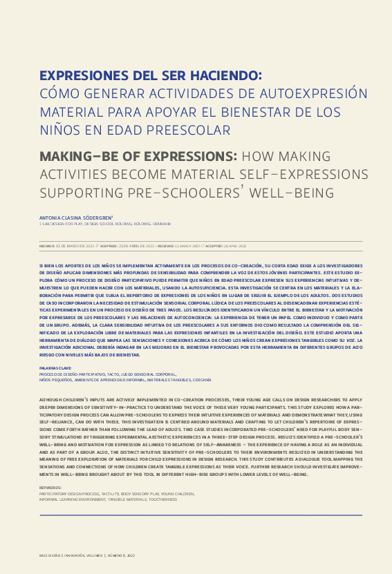 (PDF) making-be of expressions: how making activities become material ...