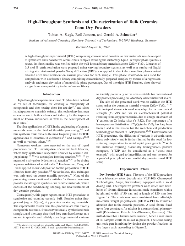 (PDF) High throughput synthesis and characterization of PNIPAM-based kinetic hydrate inhibitors