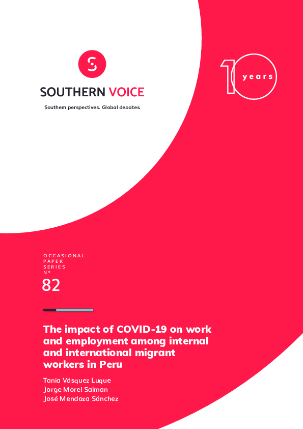 (PDF) Peru 230711 Migration COVID 19 Peru Vasquez et al